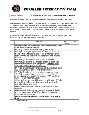 Initial Actions: First Due Engine Company at an MVA Doc Template ...