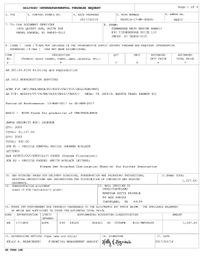 Fillable Online MIPR NUMBER Fax Email Print - pdfFiller