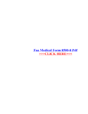 Fillable Online Faa Medical Form 8500-8 Pdf Fax Email Print - pdfFiller