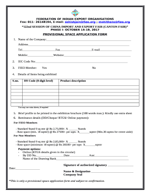 FIEO : Application for Registration & Membership - Ordinary ... Doc ...