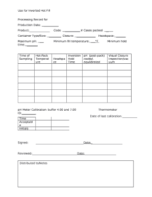 Processing Record for Doc Template | pdfFiller