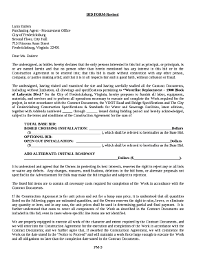 BID -Revised Doc Template | pdfFiller