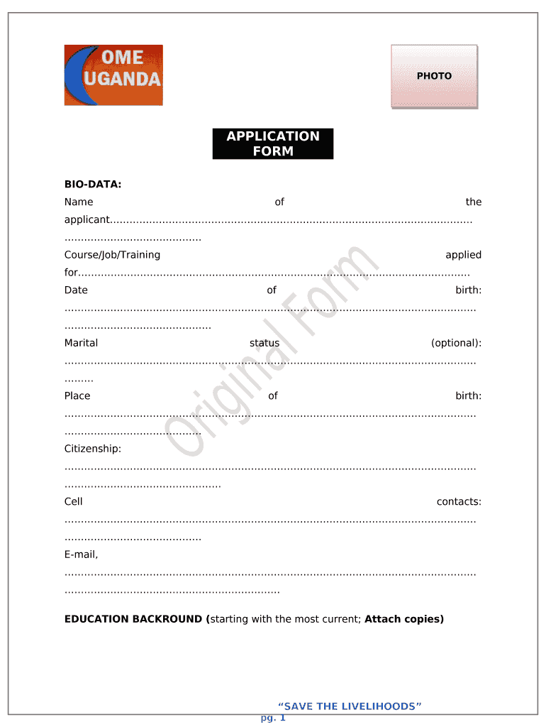 BIO-DATA: Doc Template | pdfFiller