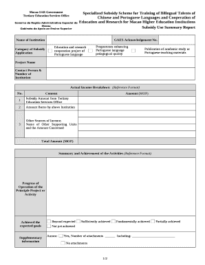 GAES Acknowledgement No template Doc Template | pdfFiller