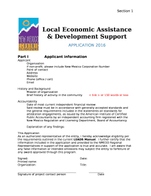 Part IApplicant ination Doc Template | pdfFiller