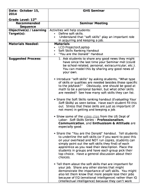 Grade Level: 12th Doc Template | pdfFiller