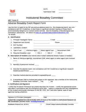 IBC 5 Doc Template | pdfFiller