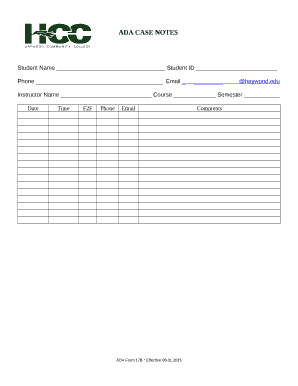 Student Name Student ID template Doc Template | pdfFiller