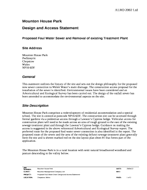 Mounton House Park Doc Template | pdfFiller