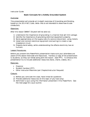 Basic Concepts for a Solidly Grounded System Doc Template | pdfFiller