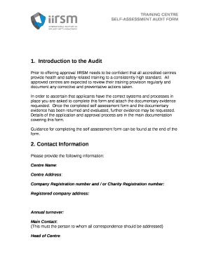 Introduction to the Audit Doc Template | pdfFiller