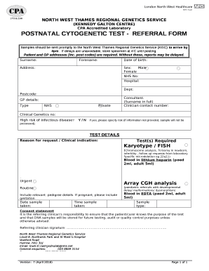 GP details: - pathology imperial nhs Doc Template | pdfFiller