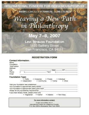 Foundation Type: Doc Template | pdfFiller