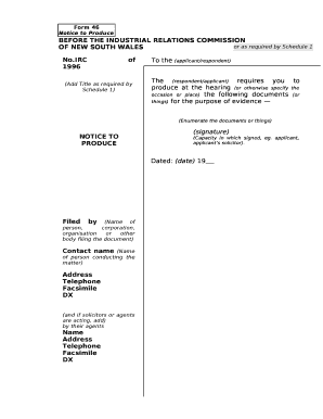 To the (applicant/respondent) Doc Template | pdfFiller