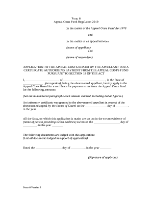 (name of appellant) Doc Template | pdfFiller