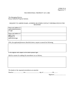 IP 44 Doc Template | pdfFiller