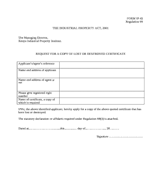 IP 42 Doc Template | pdfFiller