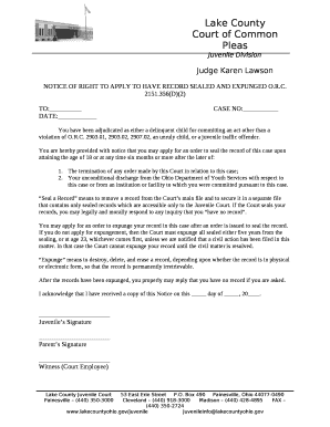 NOTICE OF RIGHT TO APPLY TO HAVE RECORD SEALED AND EXPUNGED O Doc ...