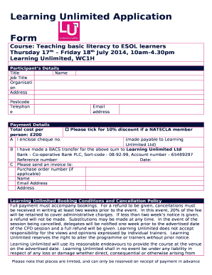 Course: Teaching basic literacy to ESOL learners Doc Template | pdfFiller
