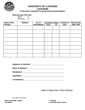 Booking type (Tick one) Doc Template | pdfFiller