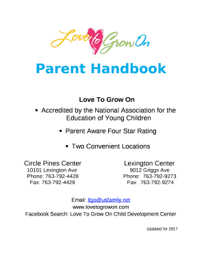 Parent Aware Four Star Rating Doc Template | pdfFiller