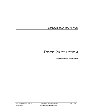 Specification 406 Doc Template | pdfFiller