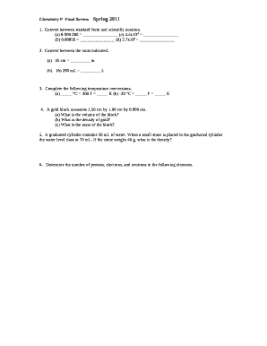Convert between standard and scientific notation Doc Template | pdfFiller