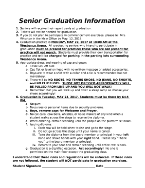 Senior Graduation Ination - marshall-k12 wvnet Doc Template | pdfFiller