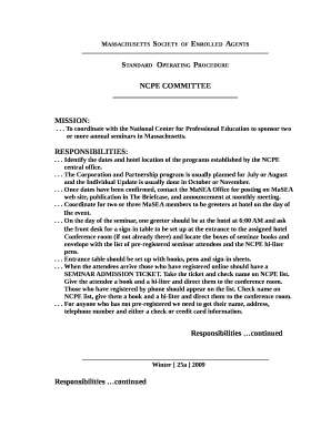 NCPE COMMITTEE Doc Template | pdfFiller