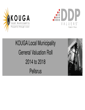 Fillable Online KOUGA Local Municipality Fax Email Print - pdfFiller
