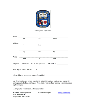 (circle one)MIEMSS #: - members myactv Doc Template | pdfFiller