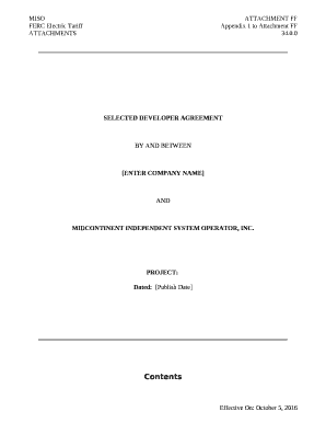 SELECTED DEVELOPER AGREEMENT Doc Template | pdfFiller