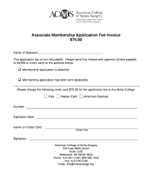 This application fee is non-refundable Doc Template | pdfFiller
