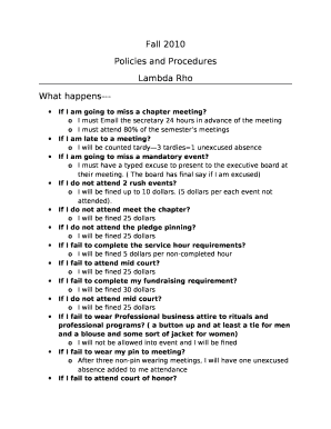 Lambda Rho Doc Template | pdfFiller