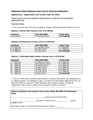 Mukhanyo Open Distance Learning for Teachers Education Doc Template ...
