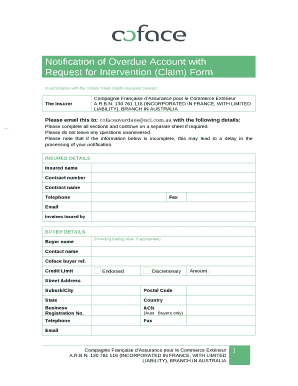 In accordance with the Coface Trade Credit Insurance Contract Doc ...