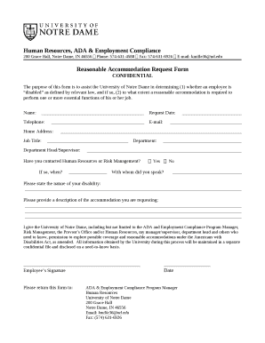 Human Resources, ADA & Employment Compliance - hr nd Doc Template ...