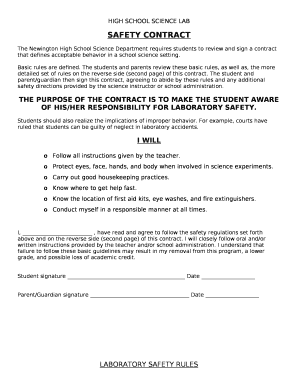 HIGH SCHOOL SCIENCE LAB Doc Template | pdfFiller