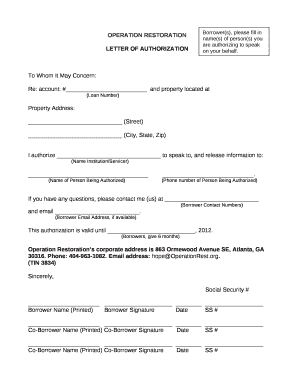 OPERATION RESTORATION Doc Template | pdfFiller