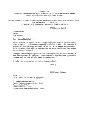 Sample #7I - opwdd ny Doc Template | pdfFiller