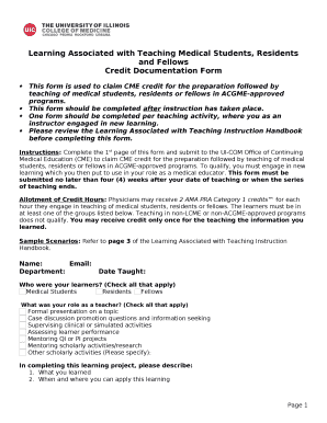 Learning Associated with Teaching Medical Students, Residents and ...