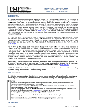 ROTATIONAL OPPORTUNITY Doc Template | pdfFiller