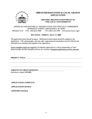 HISTORIC PRESERVATION PROJECTS Doc Template | pdfFiller