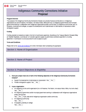 The purpose of the Indigenous Community Corrections Initiative is to ...