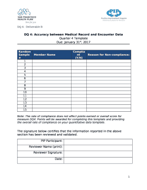Quarter 4 Template Doc Template | pdfFiller
