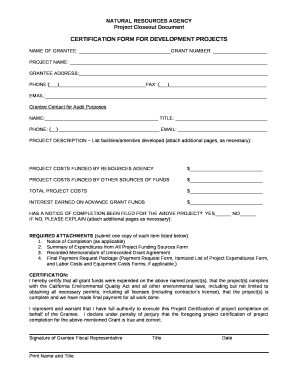 Project Closeout Document - resources ca Doc Template | pdfFiller