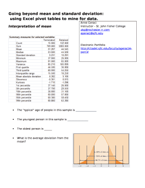 Going beyond mean and standard deviation: - citadel sjfc Doc Template | pdfFiller