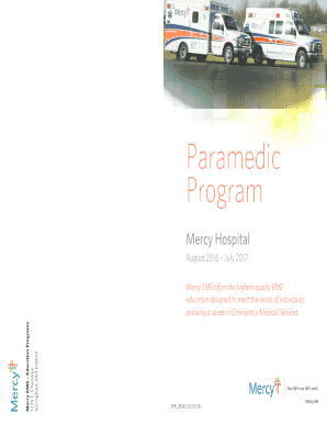 Fillable Online Mercy EMS Education Programs Fax Email Print - pdfFiller