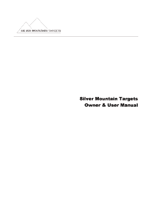 Fillable Online Silver Mountain Targets Fax Email Print - pdfFiller