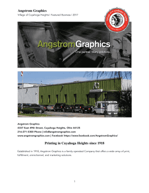 Fillable Online Angstrom Graphics Fax Email Print - pdfFiller